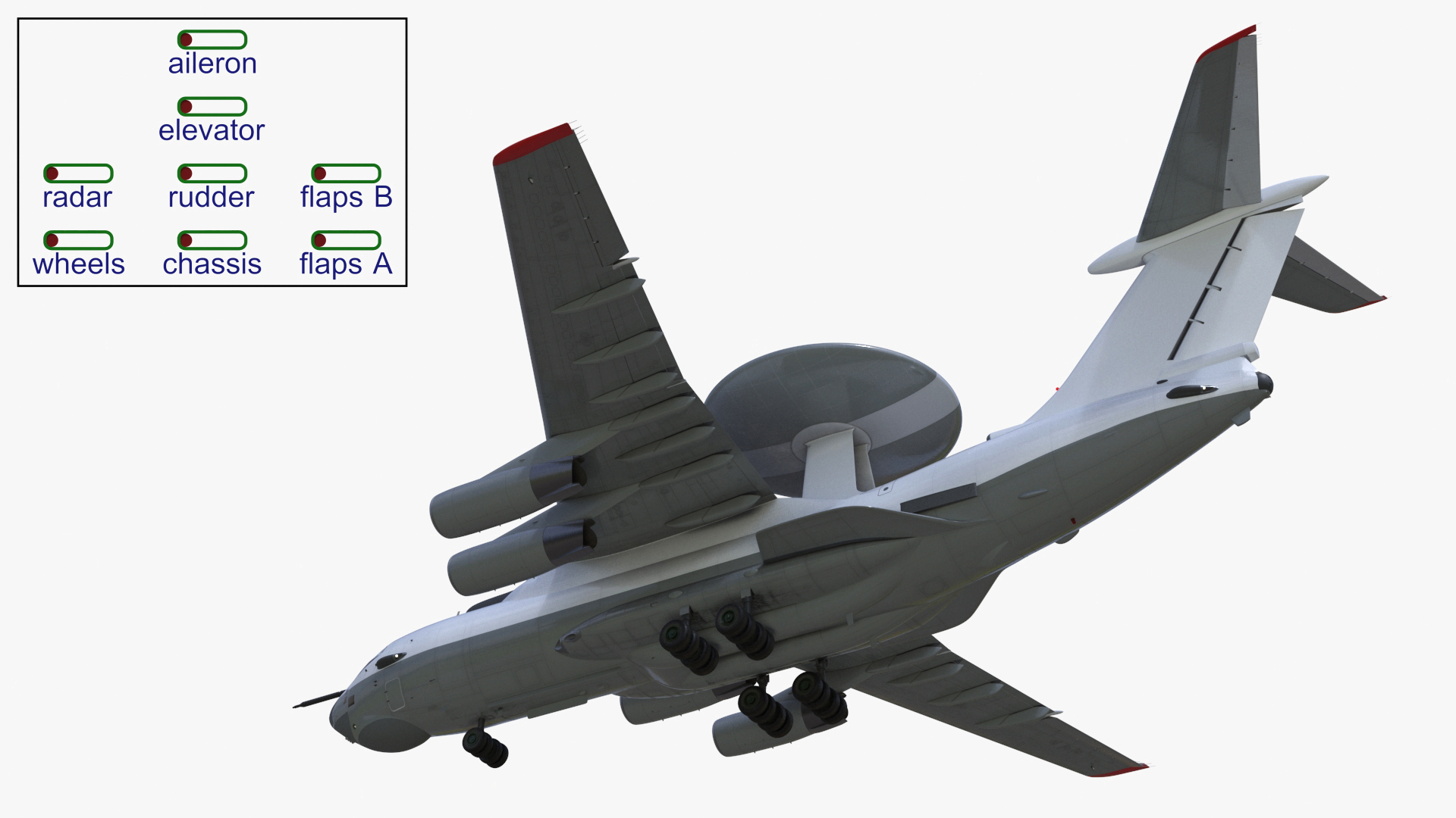 3D Model Aerial Reconnaissance Aircraft Rigged - TurboSquid 2369716