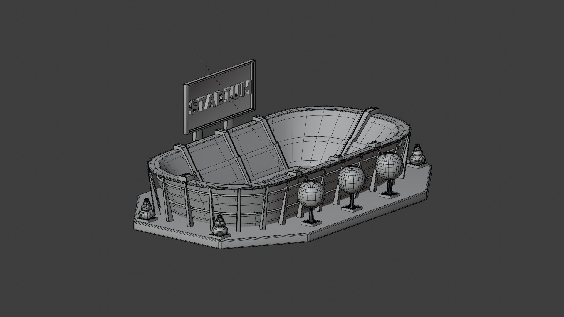 3D Stadium 3D Illustration - TurboSquid 2236252