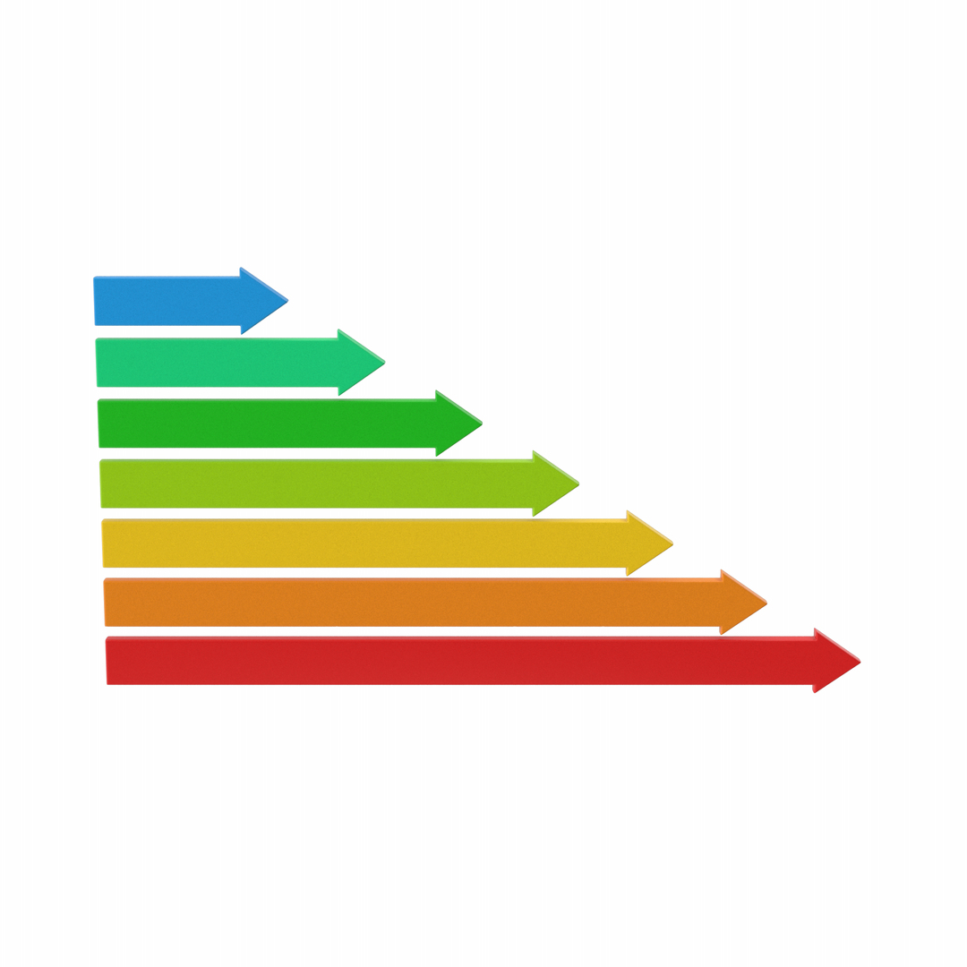 3D Arrows Graph Chart Model - TurboSquid 2315339