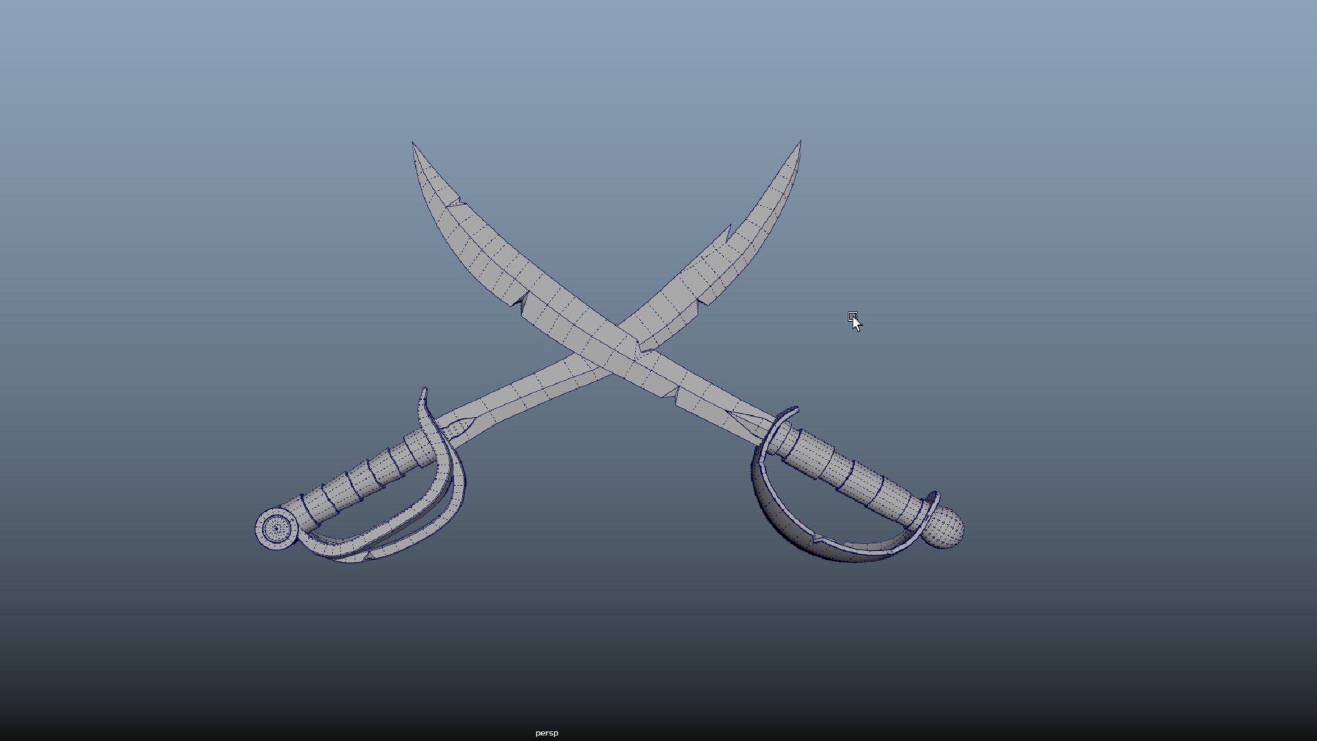 3D Stylized Cutlass Low-poly 3D Model Low-poly 3D Model - TurboSquid ...