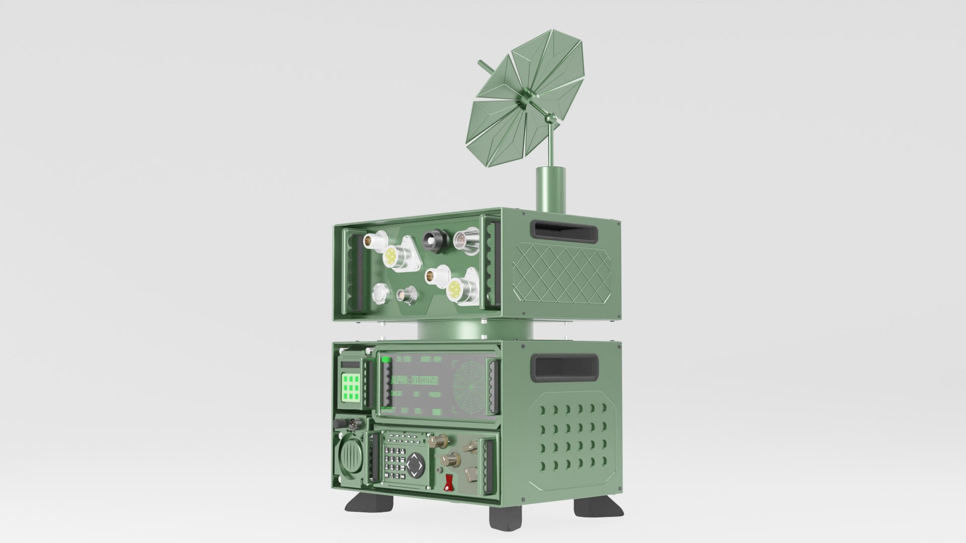 MILITARY RADIO STATION 3D Model - TurboSquid 2013648
