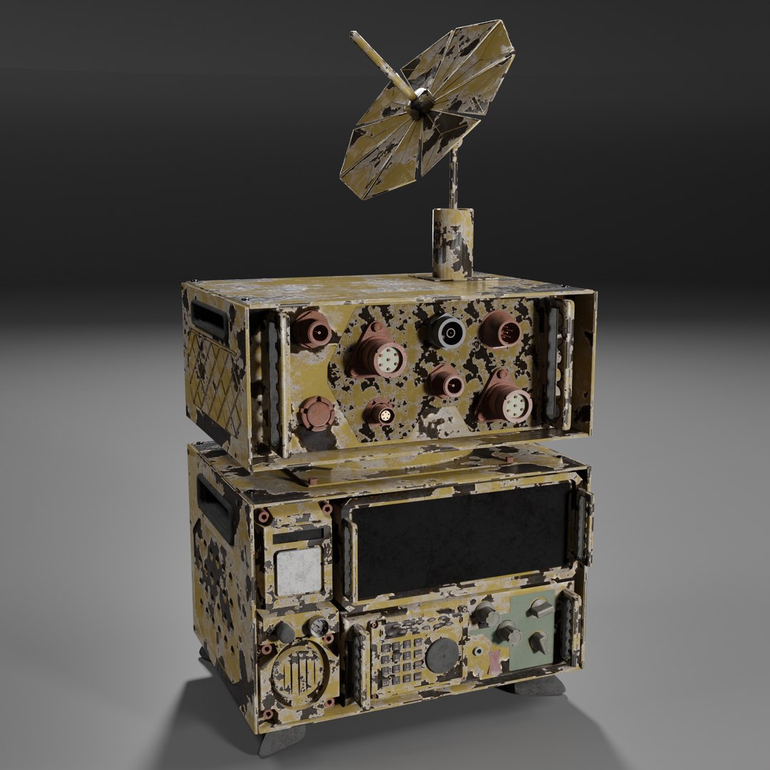 MILITARY RADIO STATION 3D Model - TurboSquid 2013648