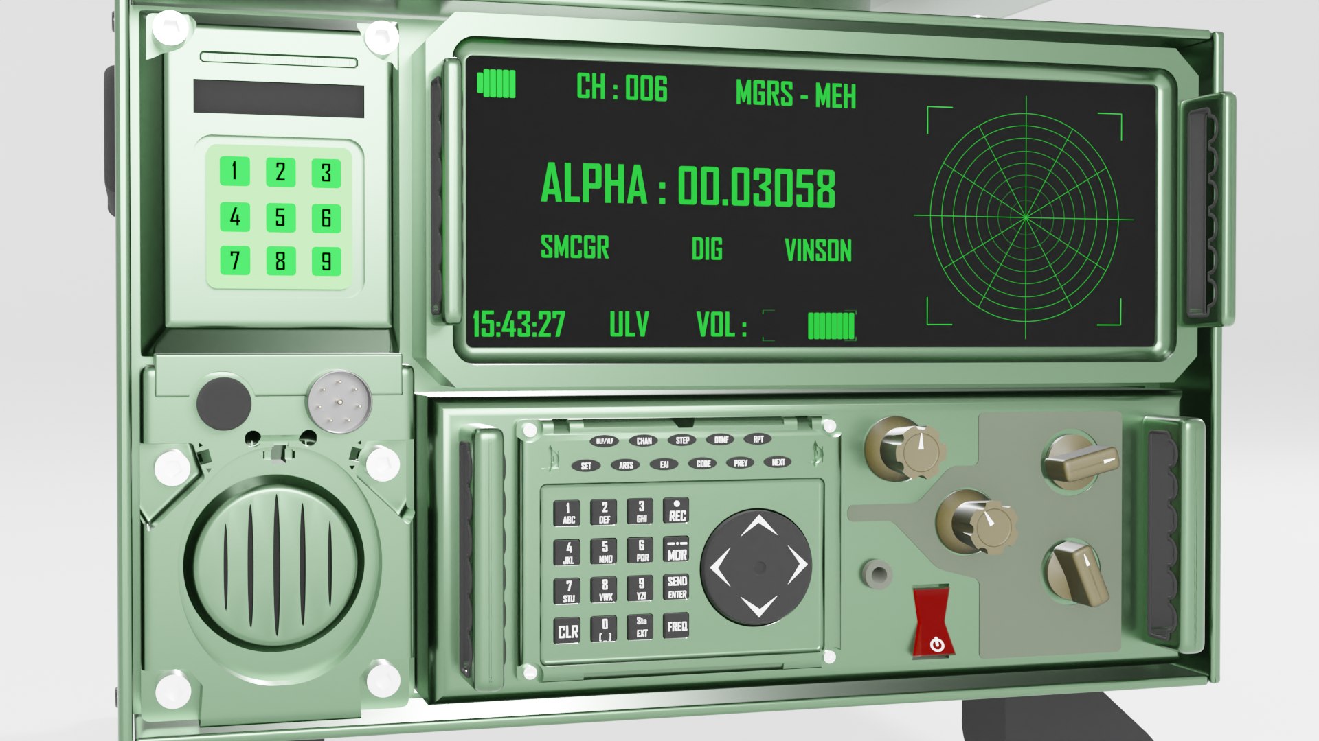 MILITARY RADIO STATION 3D Model - TurboSquid 2013648