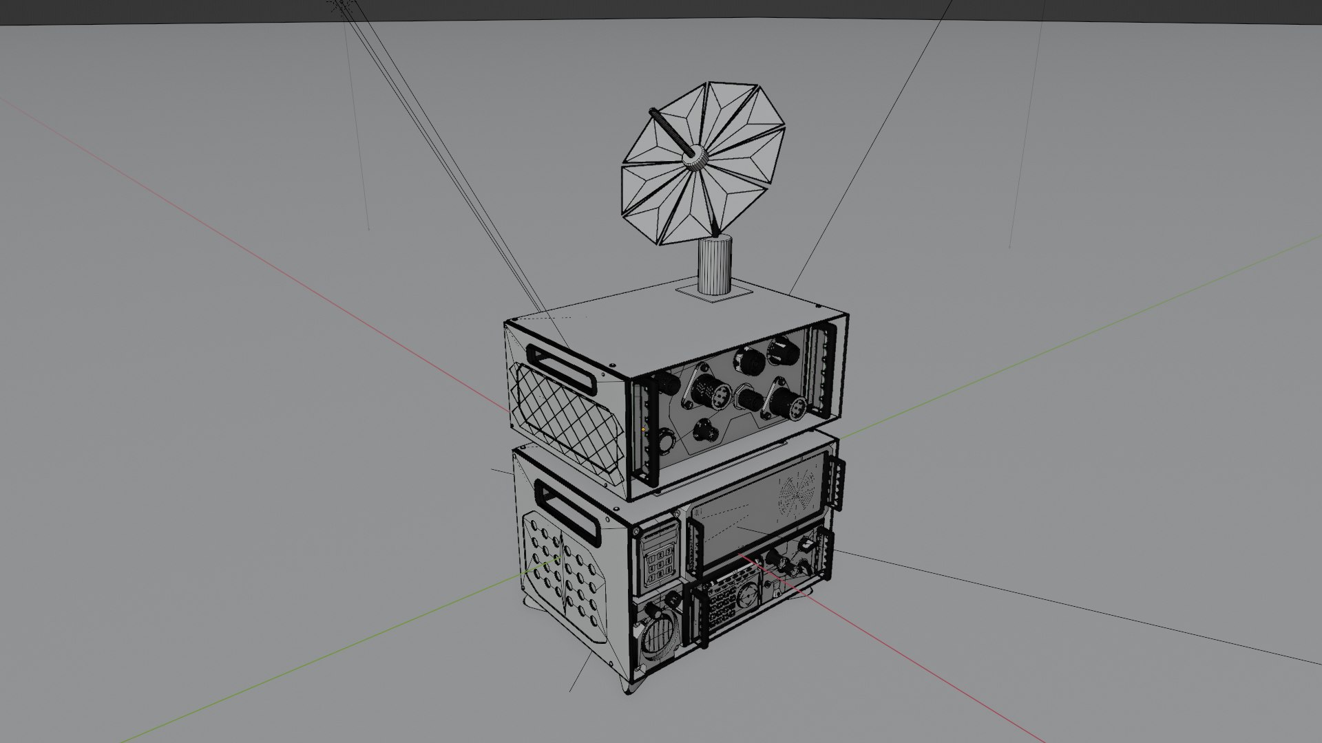 MILITARY RADIO STATION 3D Model - TurboSquid 2013648