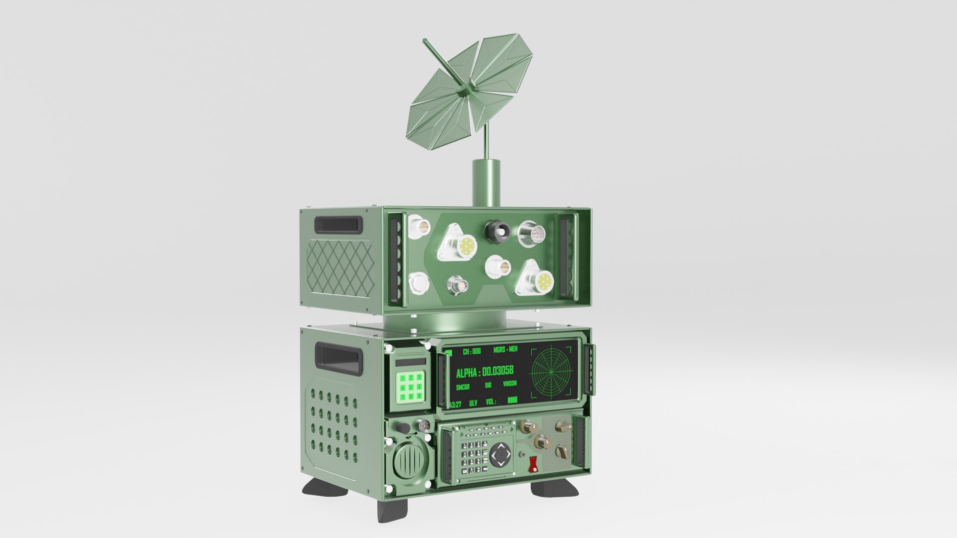 MILITARY RADIO STATION 3D Model - TurboSquid 2013648
