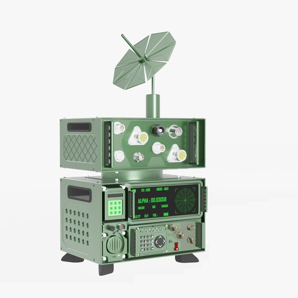 MILITARY RADIO STATION 3D model - TurboSquid 2013648