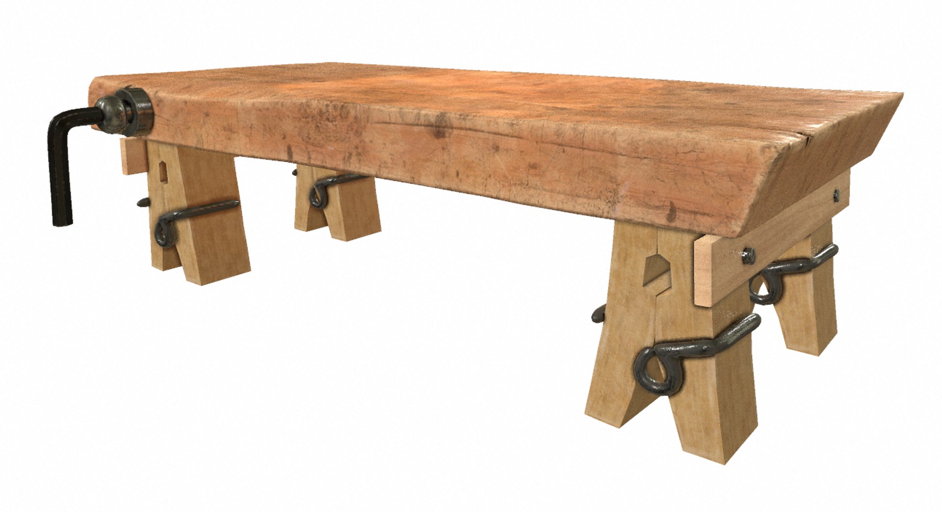 Work Table 3D Model - TurboSquid 1762813