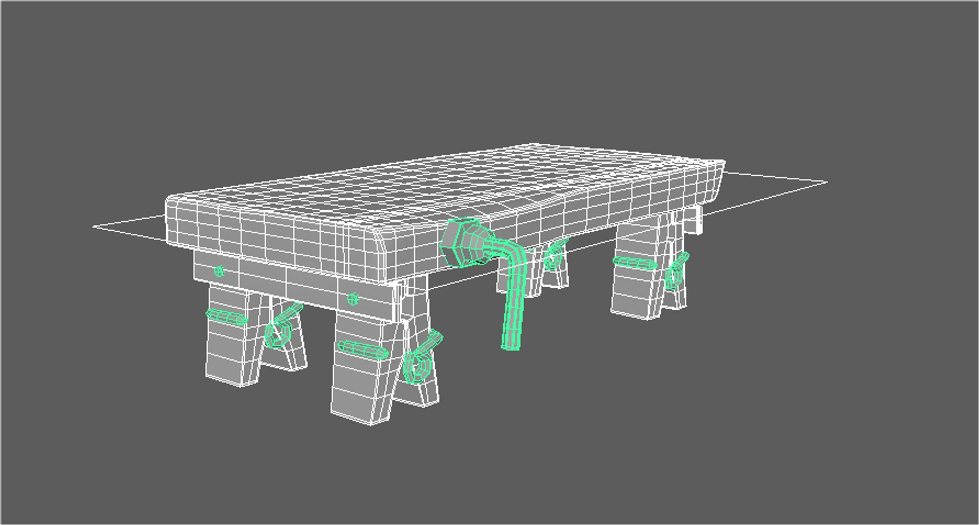 Work Table 3D Model - TurboSquid 1762813