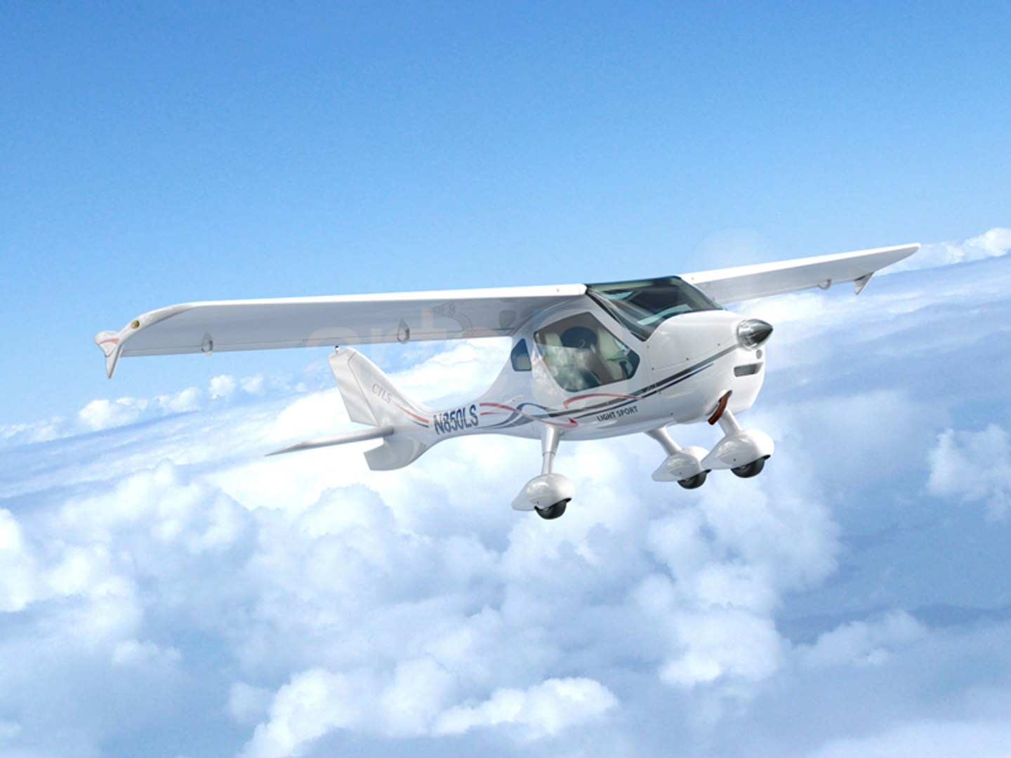 Flight Design Ctls Lighting 3d Max