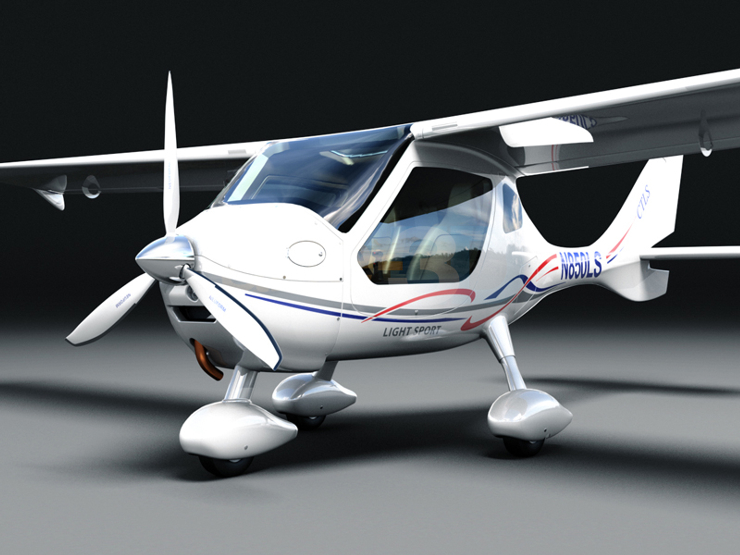 flight design ctls lighting 3d max