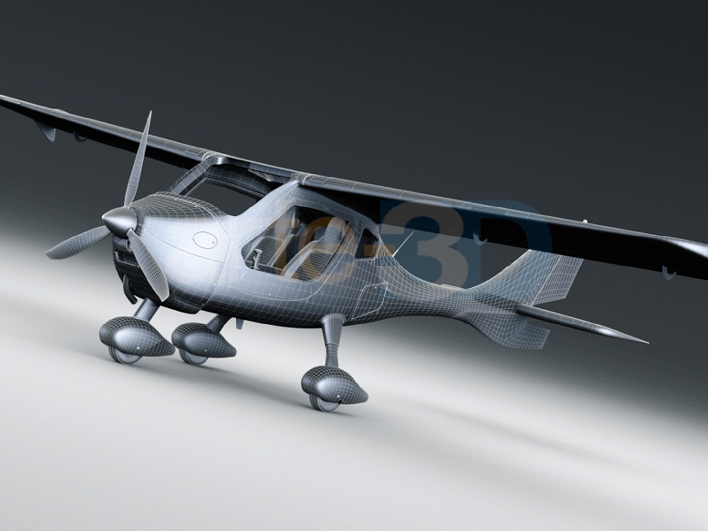 Flight Design Ctls Lighting 3d Max