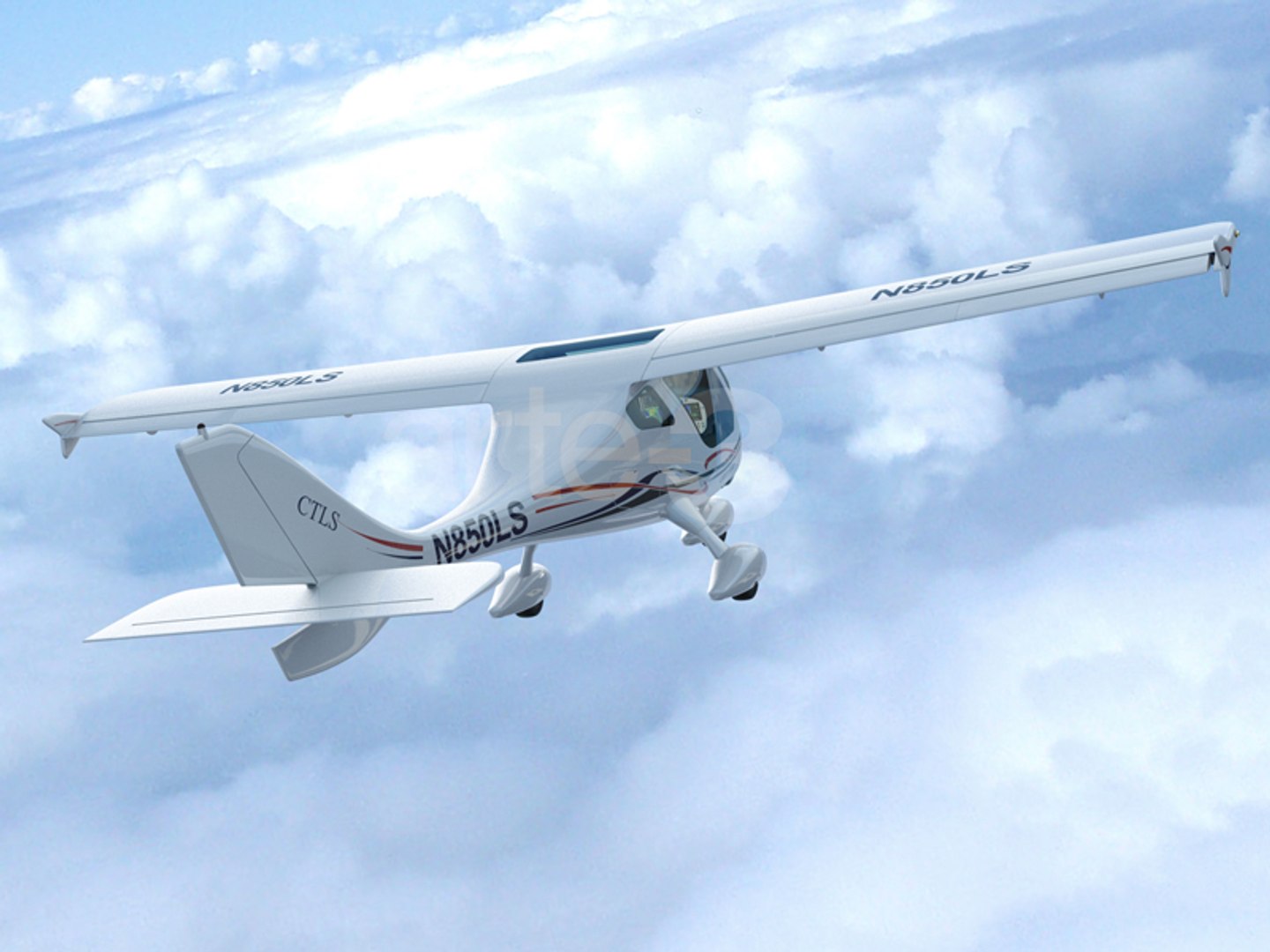 Flight Design Ctls Lighting 3d Max