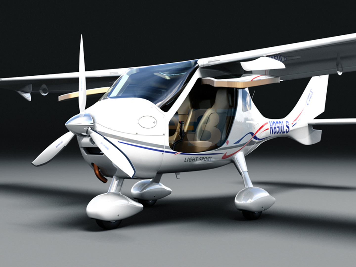 flight design ctls lighting 3d max