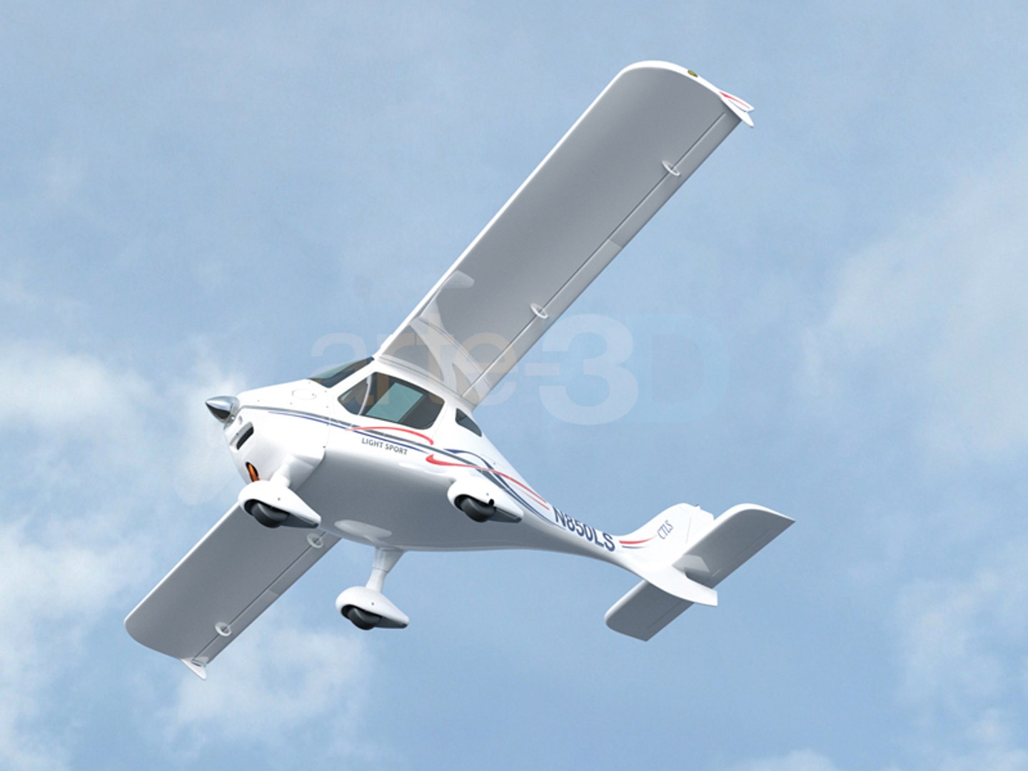 Flight Design Ctls Lighting 3d Max