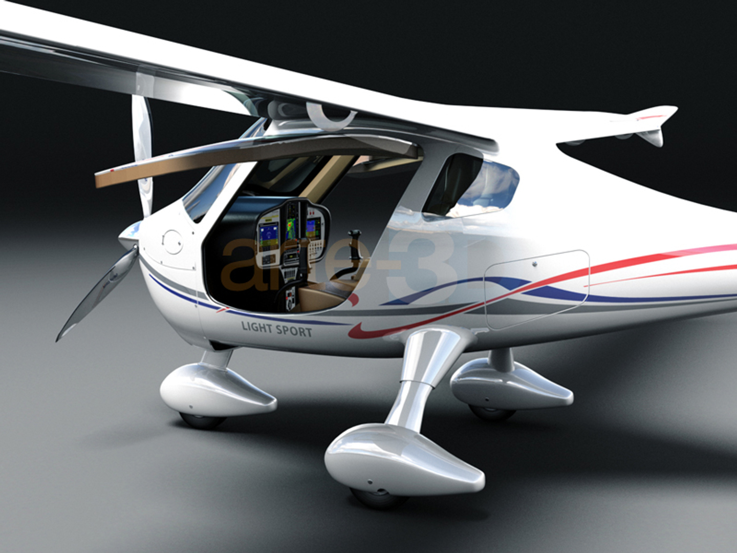 flight design ctls lighting 3d max