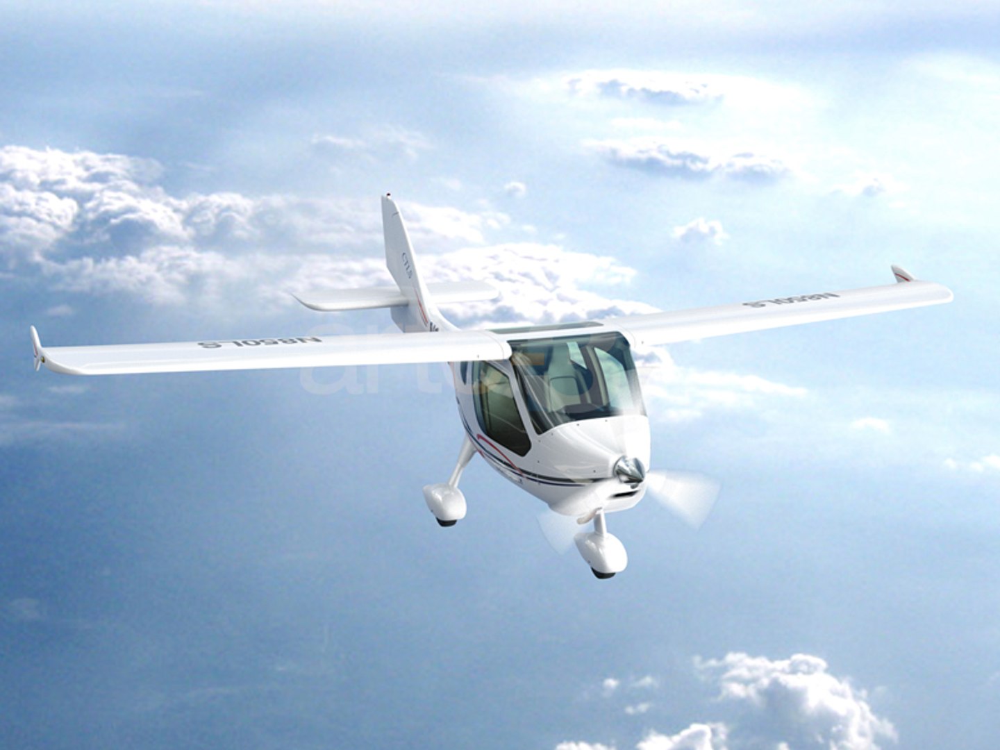 Flight Design Ctls Lighting 3d Max