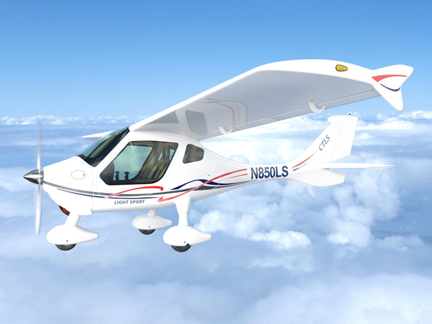 Flight Design Ctls Lighting 3d Max