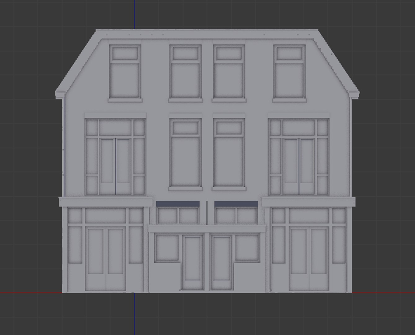 3d - house materials model