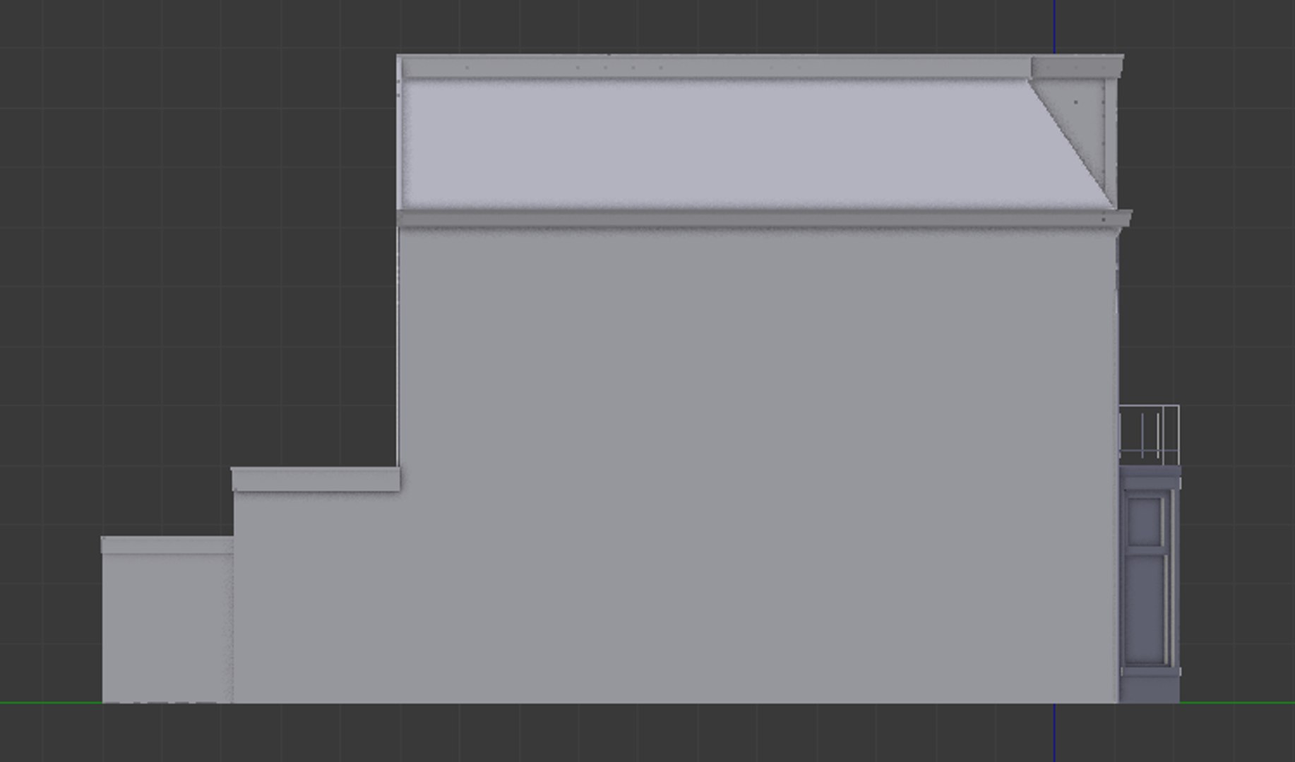 3d - house materials model