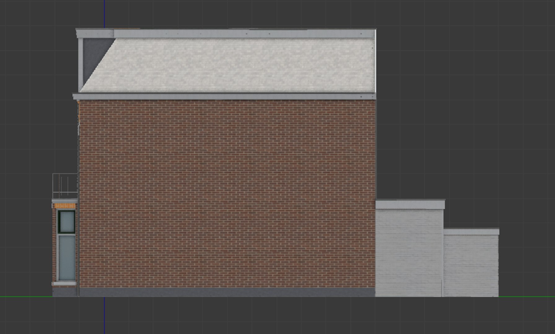 3d - house materials model