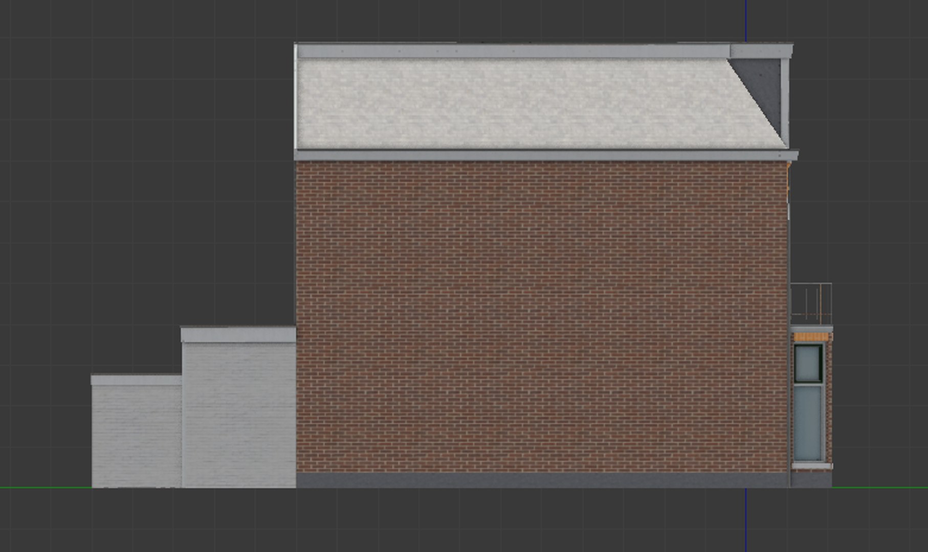 3d - house materials model