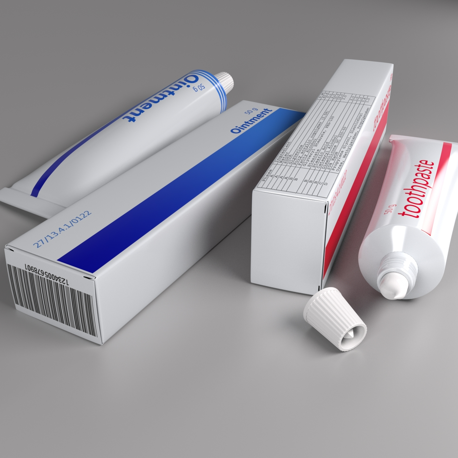 obj toothpaste ointment