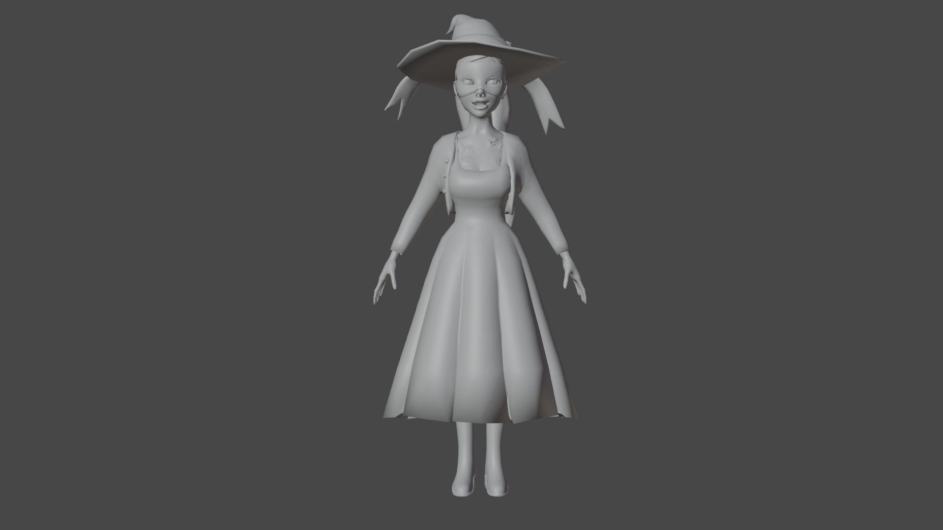 3D Masked Witch - TurboSquid 2166296