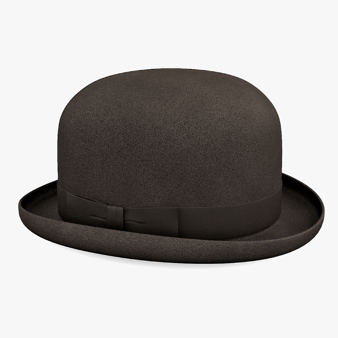 3d Bowler Hat