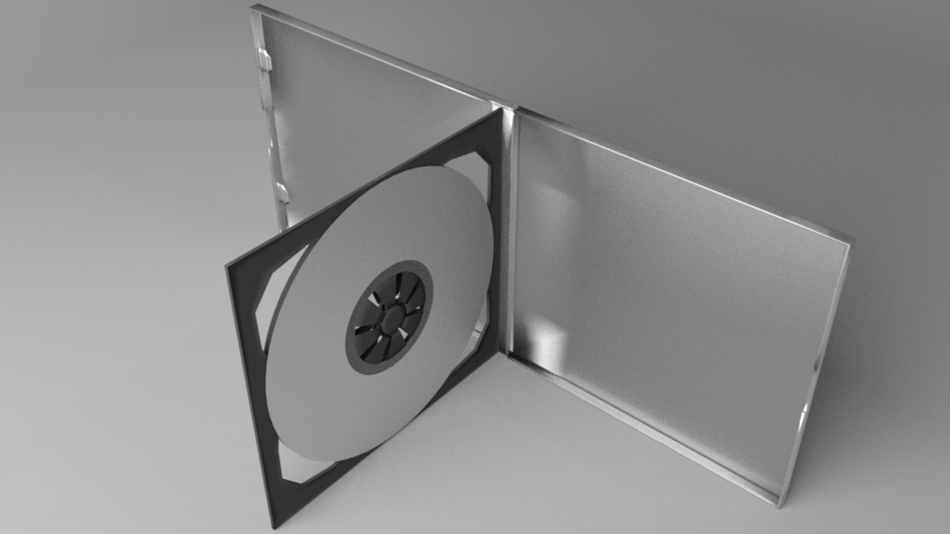 Double Cd Case Model - TurboSquid 1562328