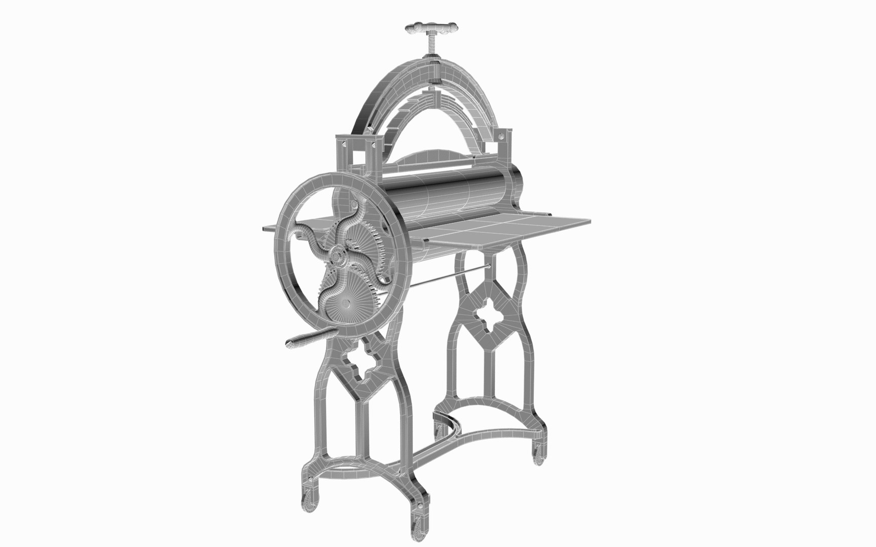 3D Model Cast Iron Mangle - TurboSquid 1161763