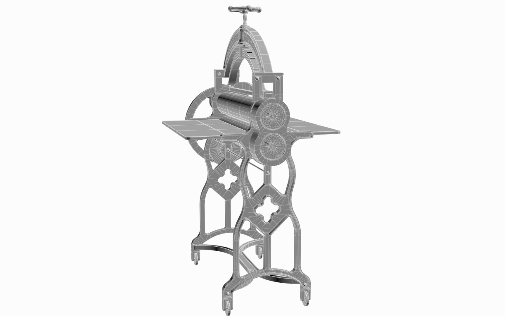 3D Model Cast Iron Mangle - TurboSquid 1161763