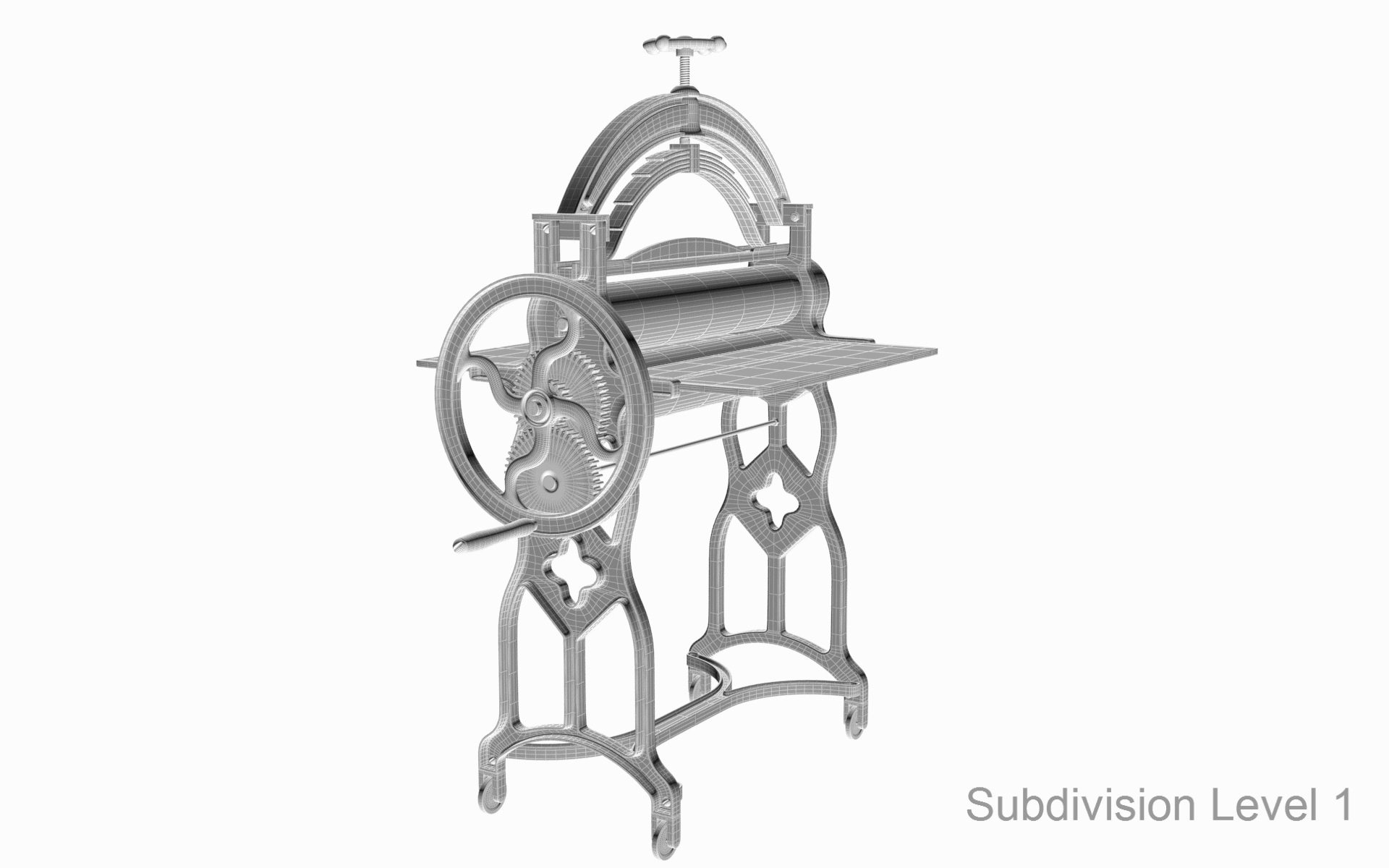 3D model cast iron mangle - TurboSquid 1161763