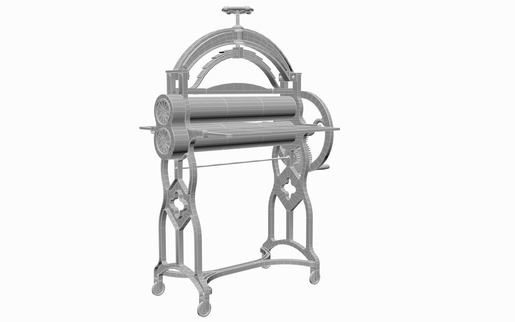 3D Model Cast Iron Mangle - TurboSquid 1161763