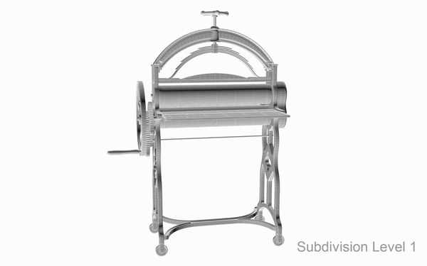 3D model cast iron mangle - TurboSquid 1161763