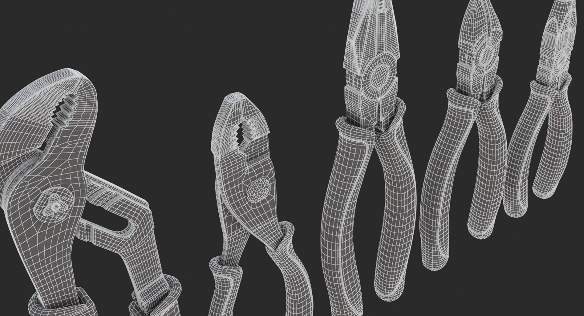 3D Plier Model - TurboSquid 1335615
