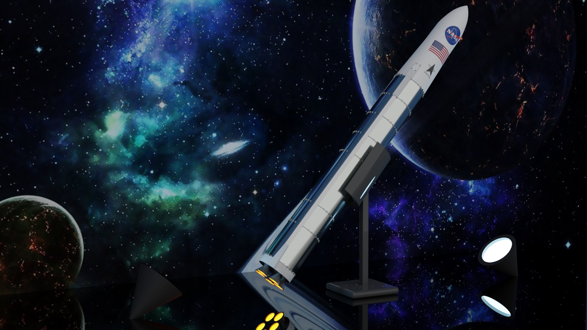 ASTRA ROCKET 3 Realistic Render Model - TurboSquid 1895445