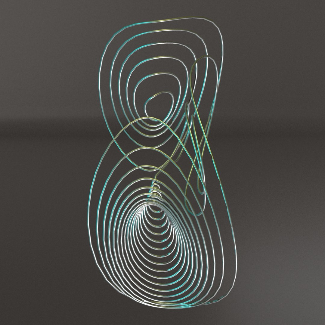 Strange Attractor 3D Model - TurboSquid 1417372