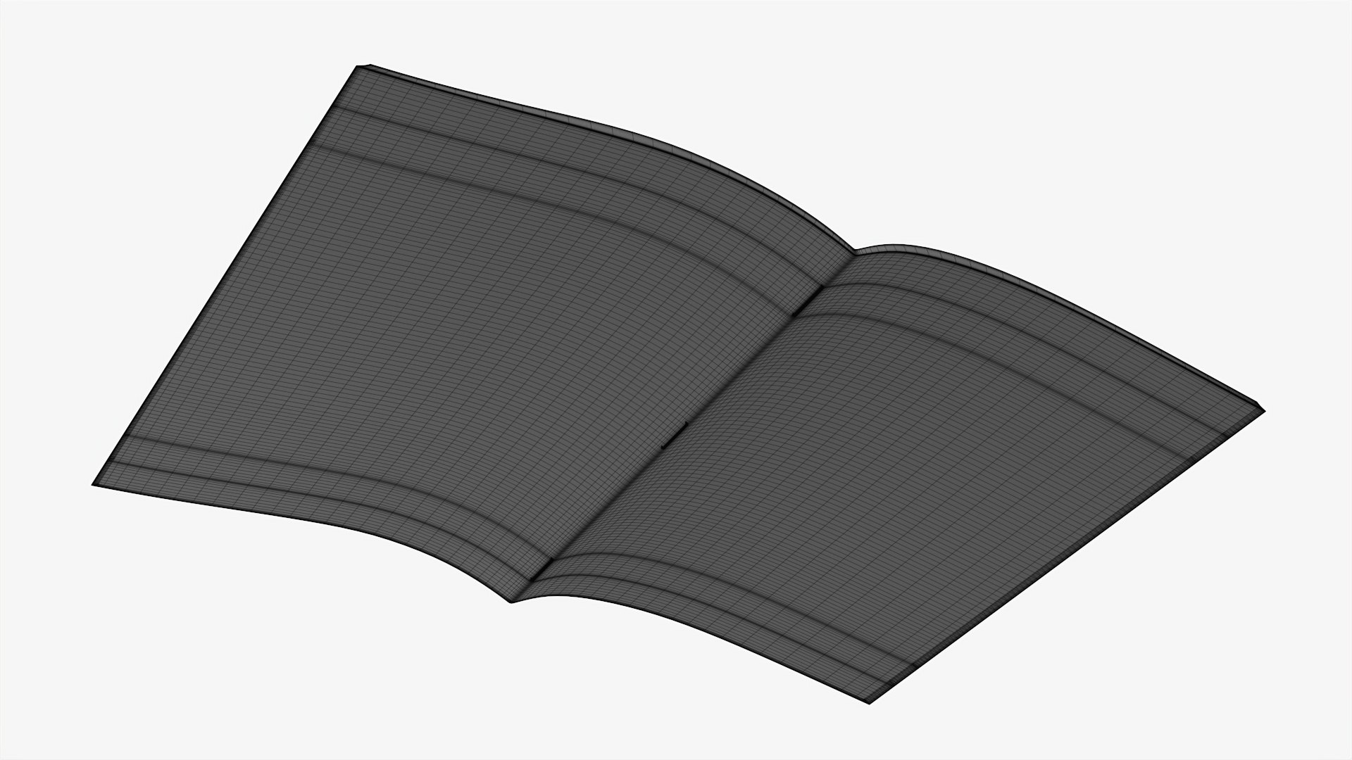 3D Model Brochure Guide Book 04 Open - TurboSquid 1779716