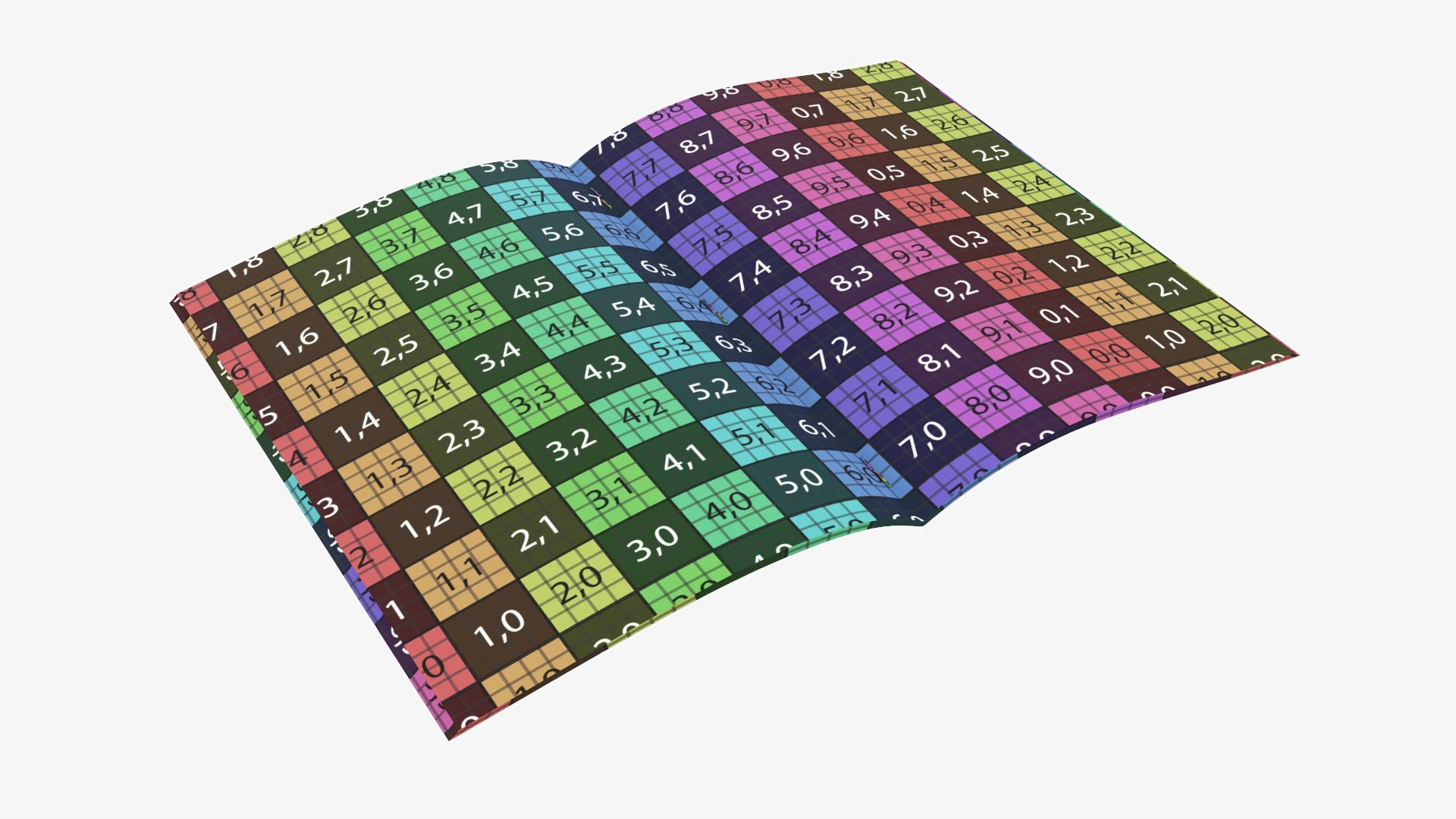 3D Model Brochure Guide Book 04 Open - TurboSquid 1779716