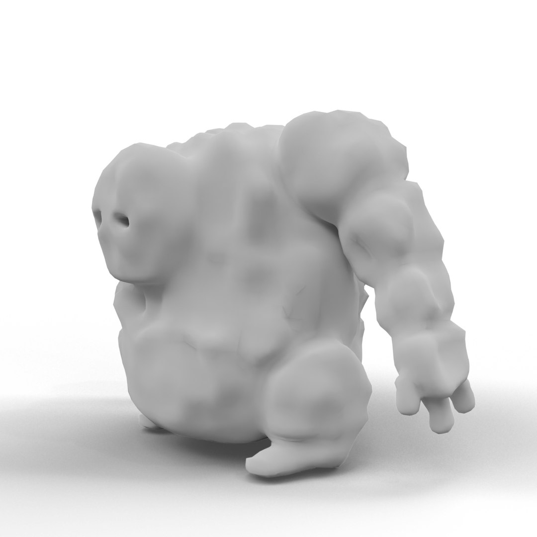 3D Fantasy Creature Stone Golem Model - TurboSquid 2067563