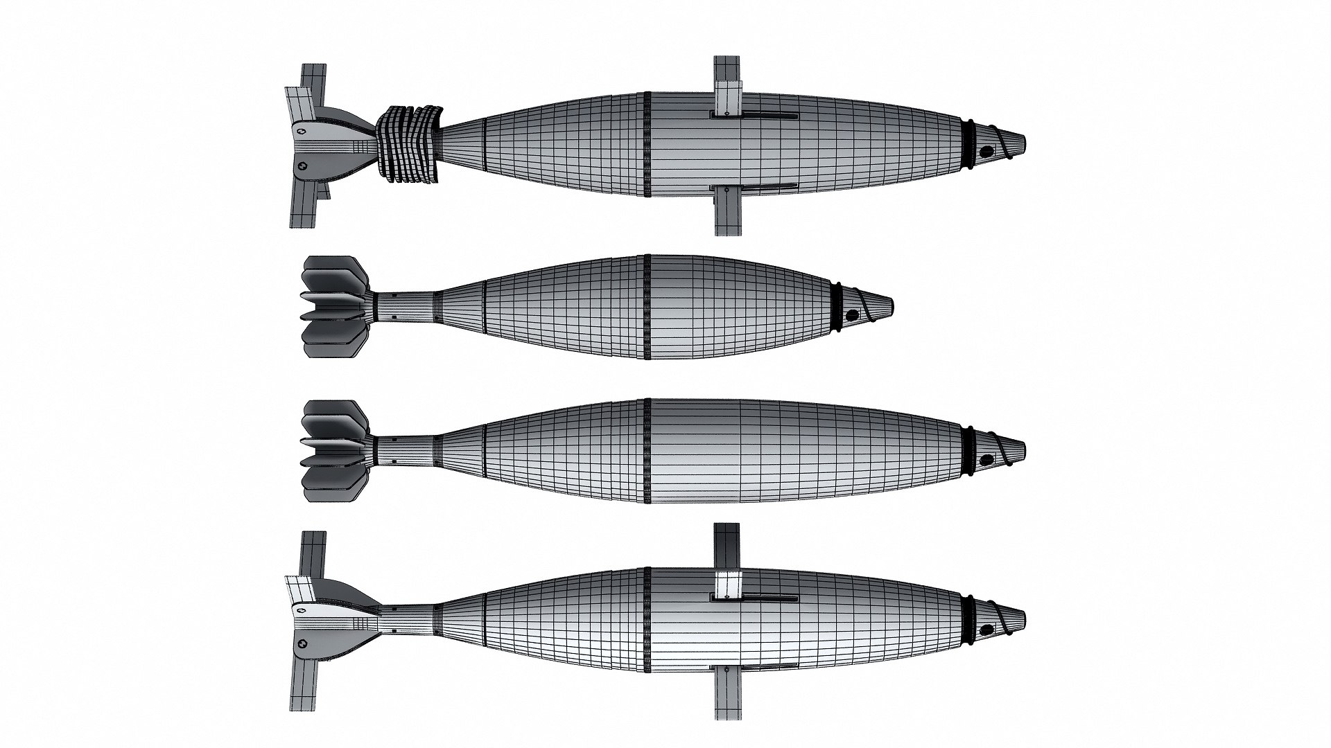 3D Model Mortar Shells - TurboSquid 1450797