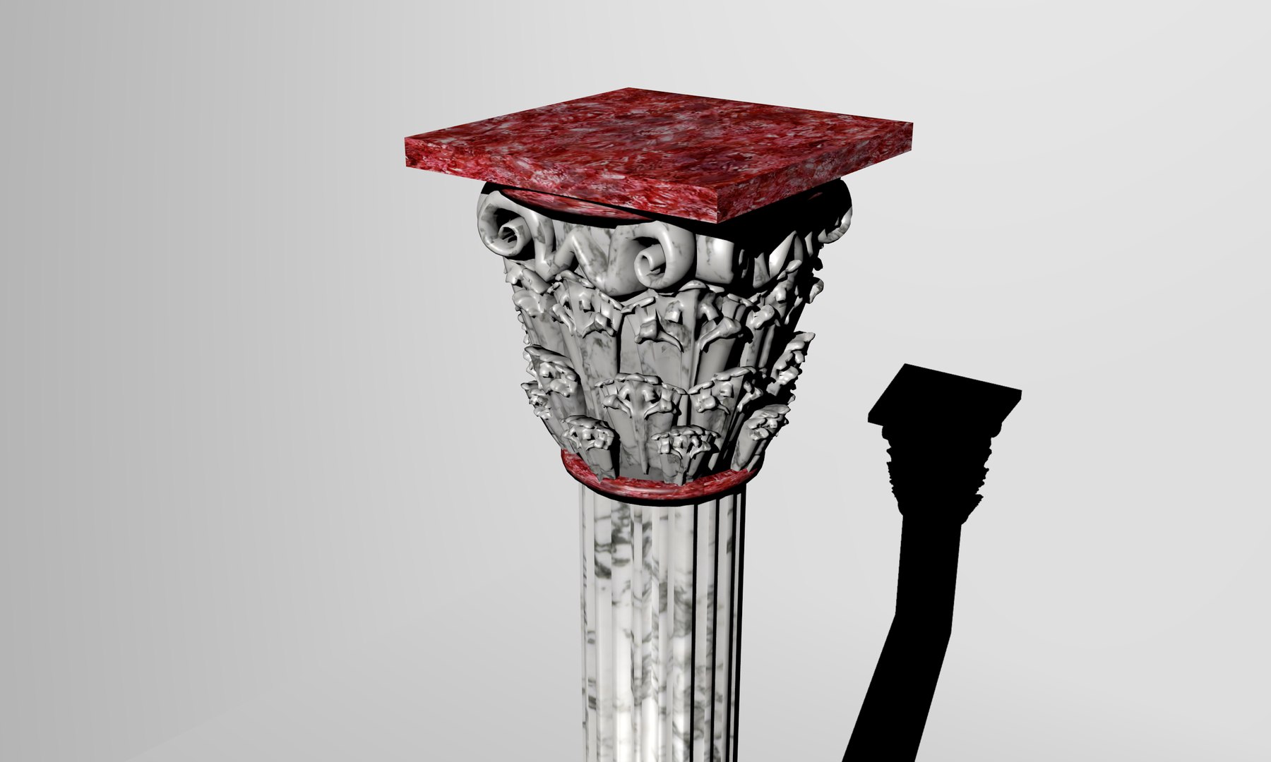 simple column 3d max