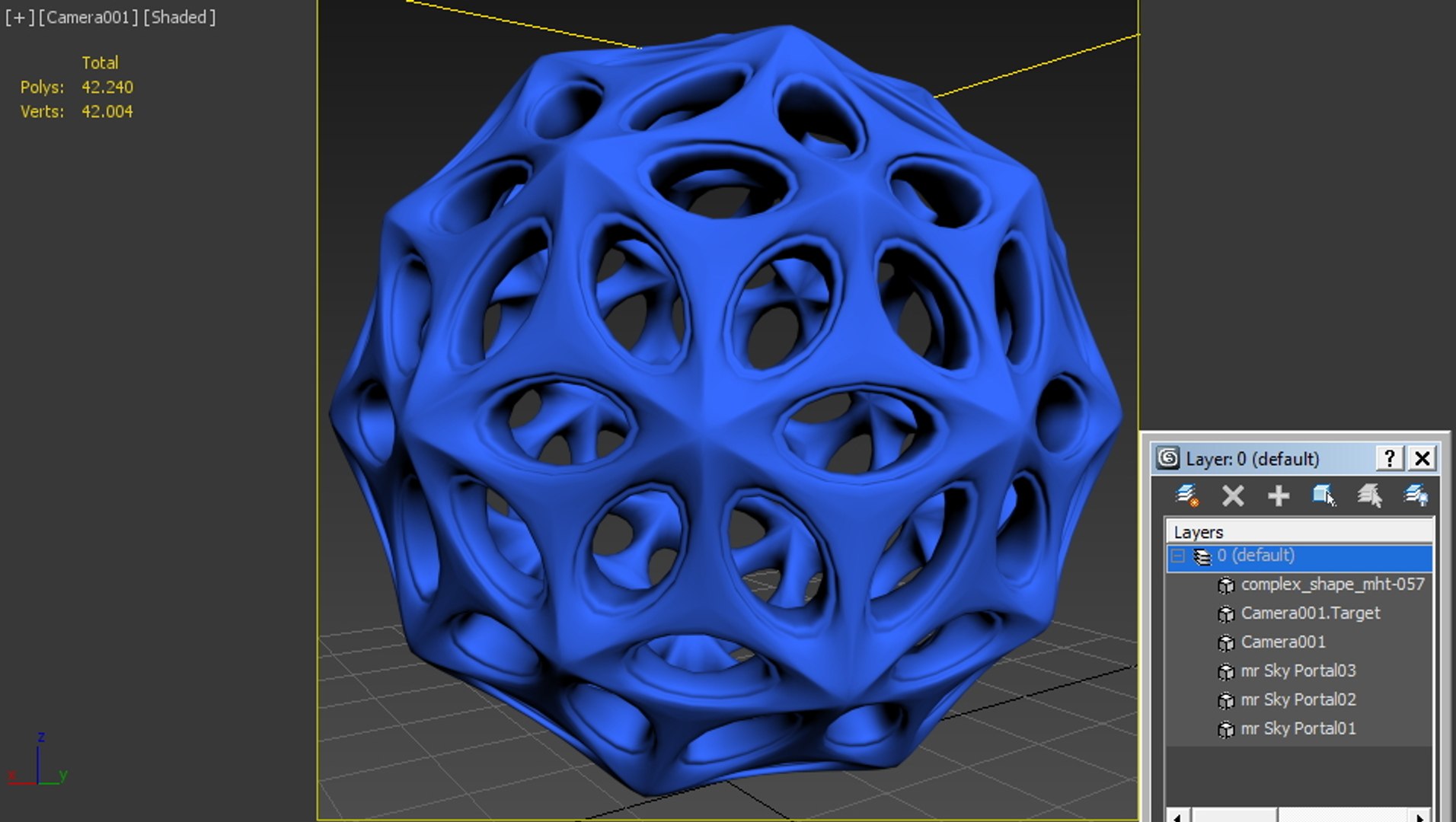 3d Model Complex Shape