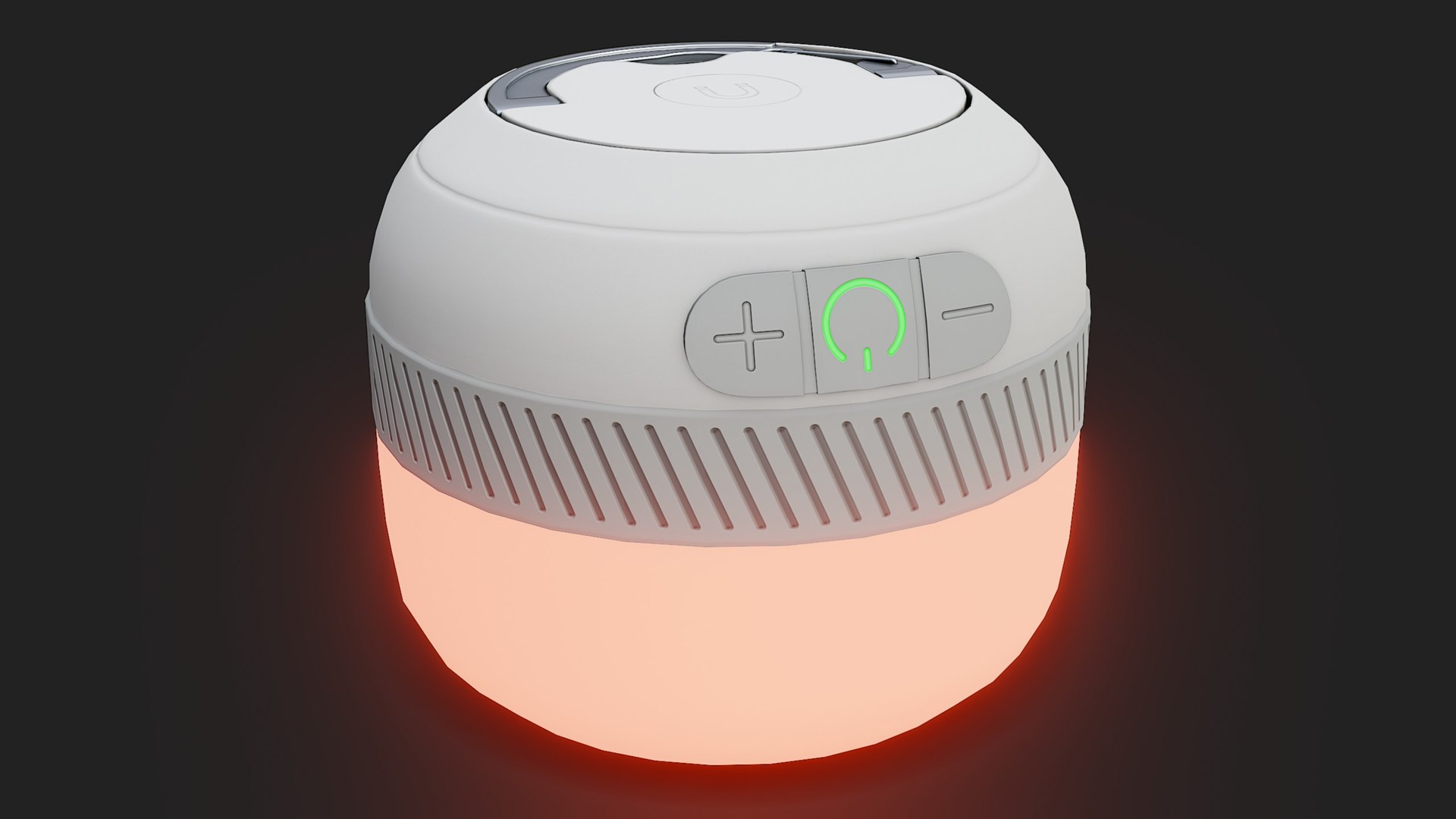 Red Smart Modern Wireless Lamp 3D model - TurboSquid 2084277