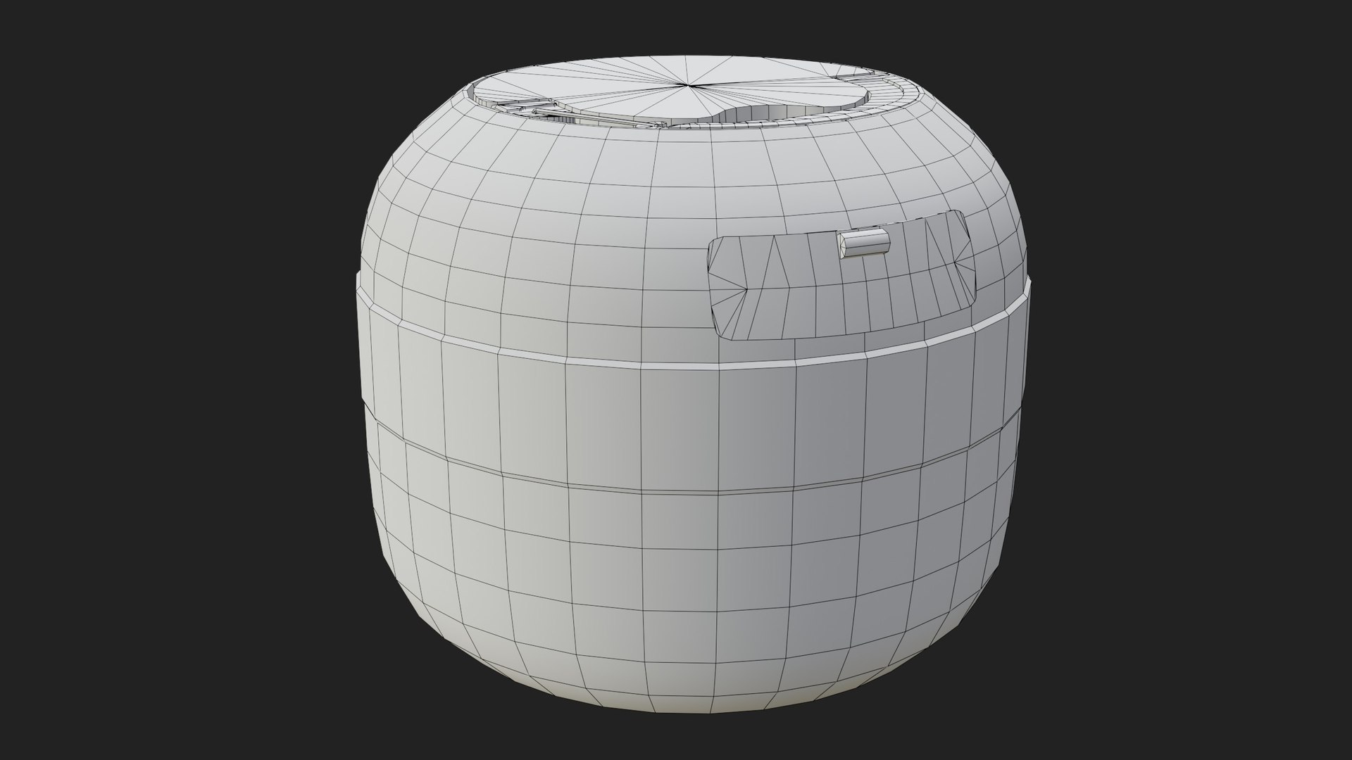 Red Smart Modern Wireless Lamp 3D model - TurboSquid 2084277