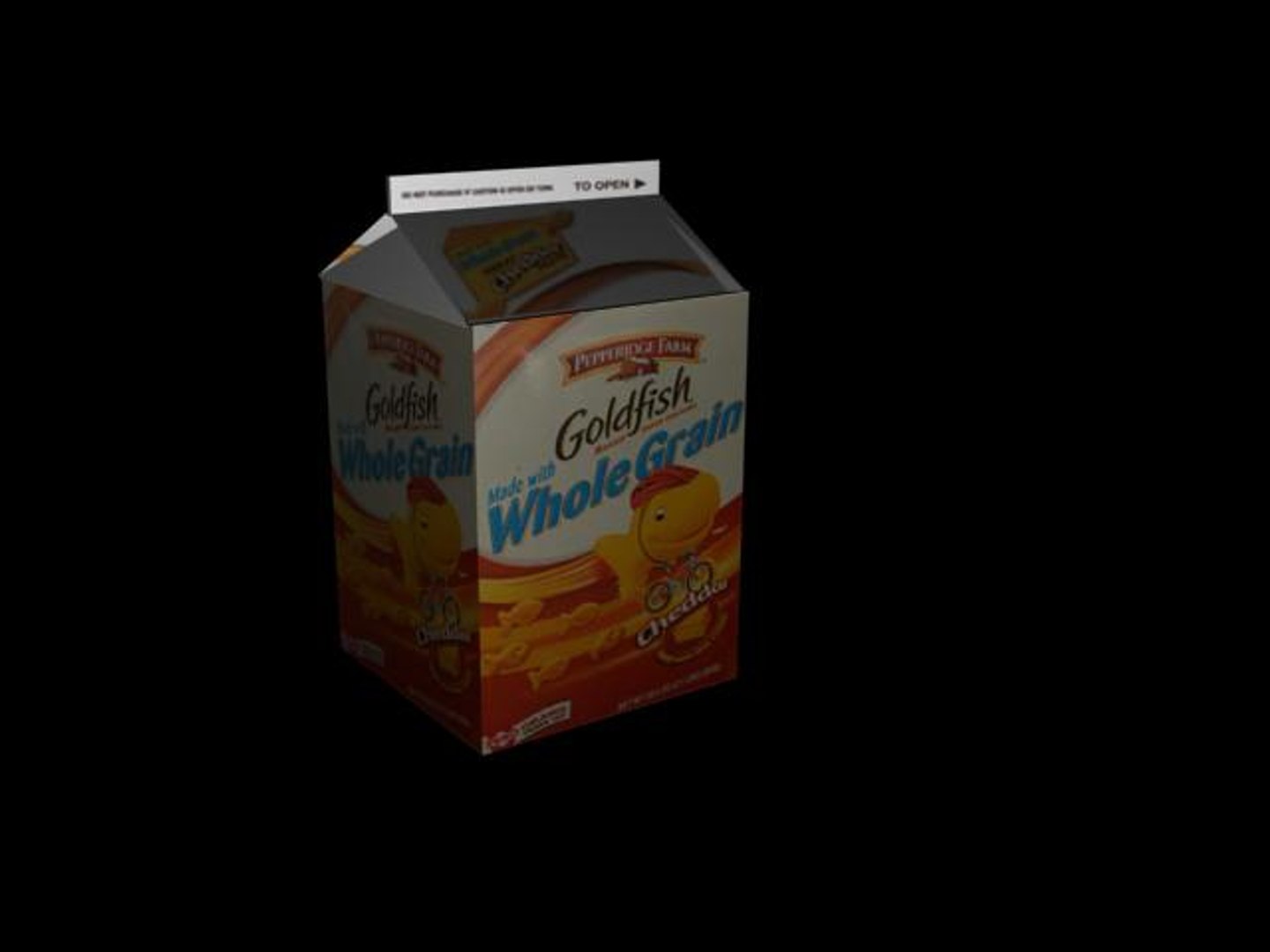 3d Model Goldfish Box