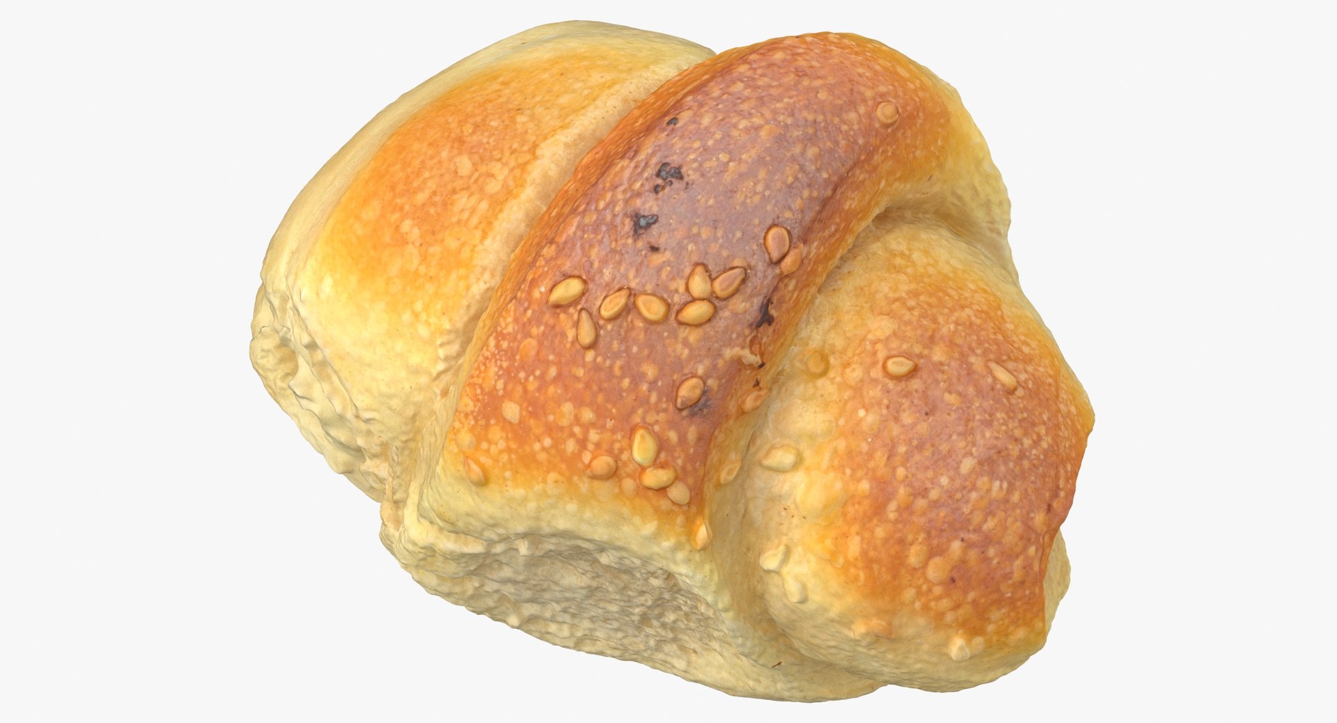 Puff Pastry Roll With Cheese 01 3D Model - TurboSquid 2079915