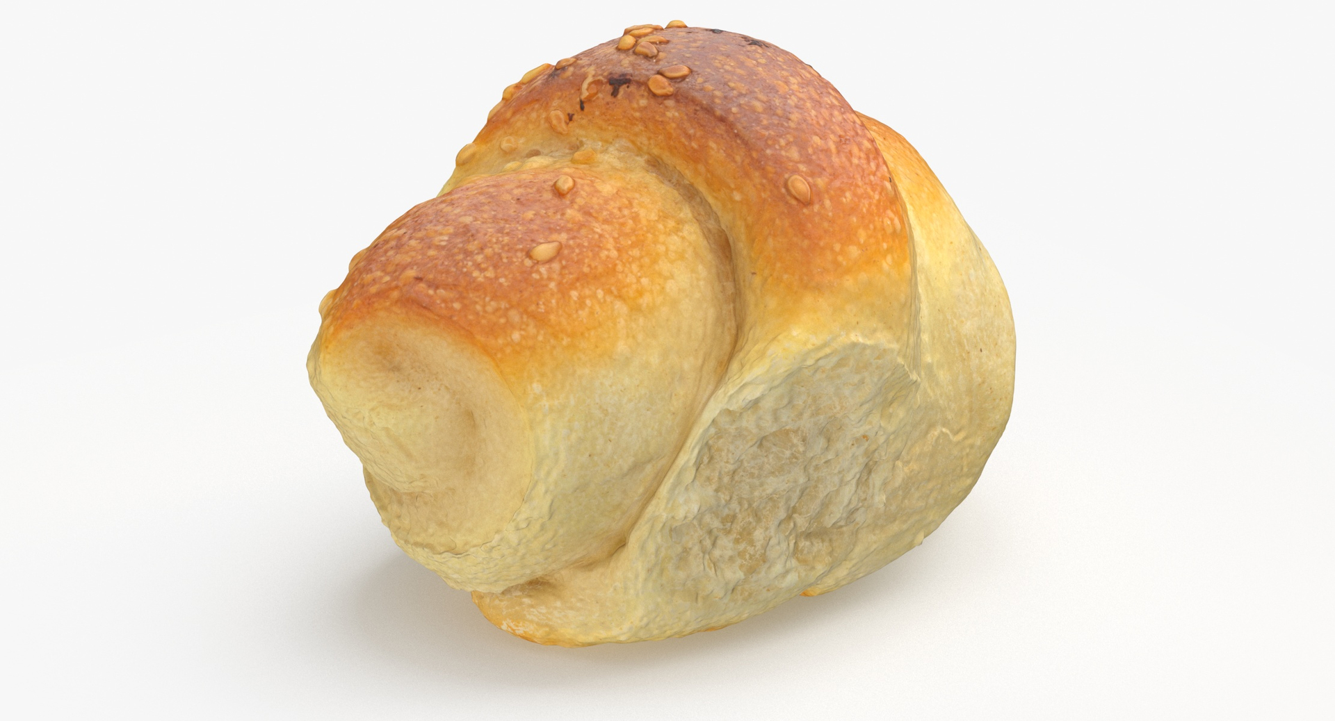 Puff Pastry Roll With Cheese 01 3D Model - TurboSquid 2079915