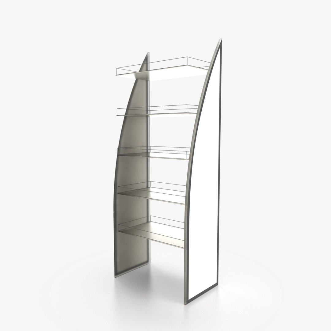 3D Model Display Rack - TurboSquid 1372986
