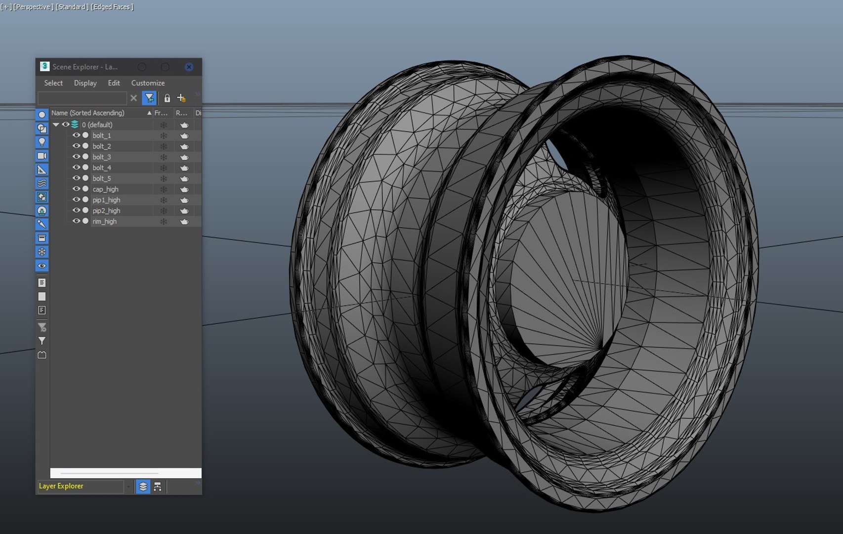 3D Slot Mag Rim - TurboSquid 2069196